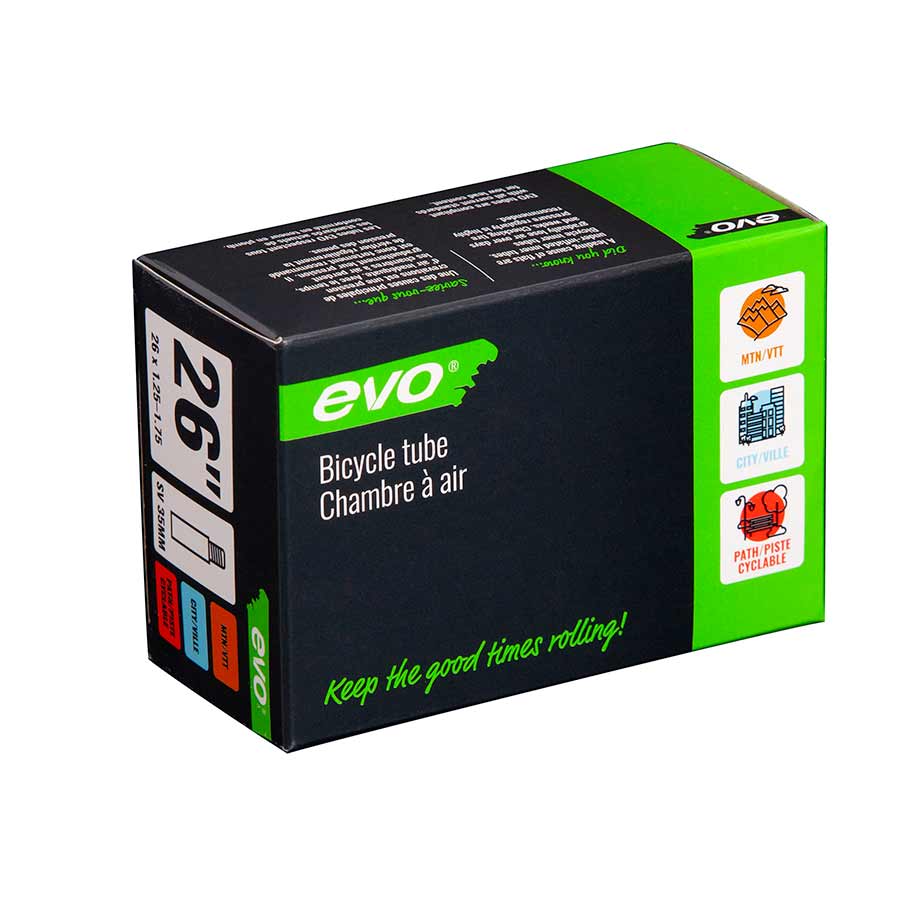 EVO, SV, Tube, Schrader, Length: 48mm, 26'', 1.25-1.75 – Go Dutch Bikes