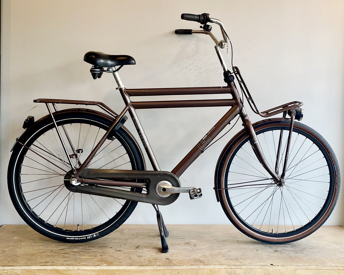 Bruine Beer - Crossbar Style Dutch Bike - Large - 24" - Cortina U5 – Go ...