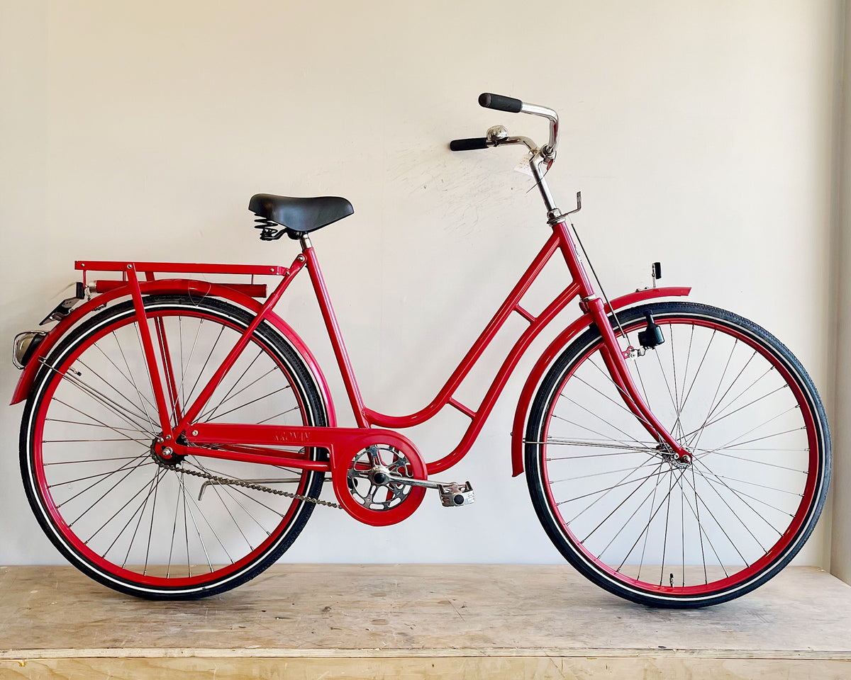 Kronan Single Speed Red - New Bike – Go Dutch Bikes