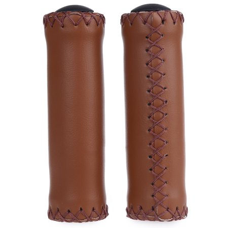 Brown Leather Grips – Go Dutch Bikes
